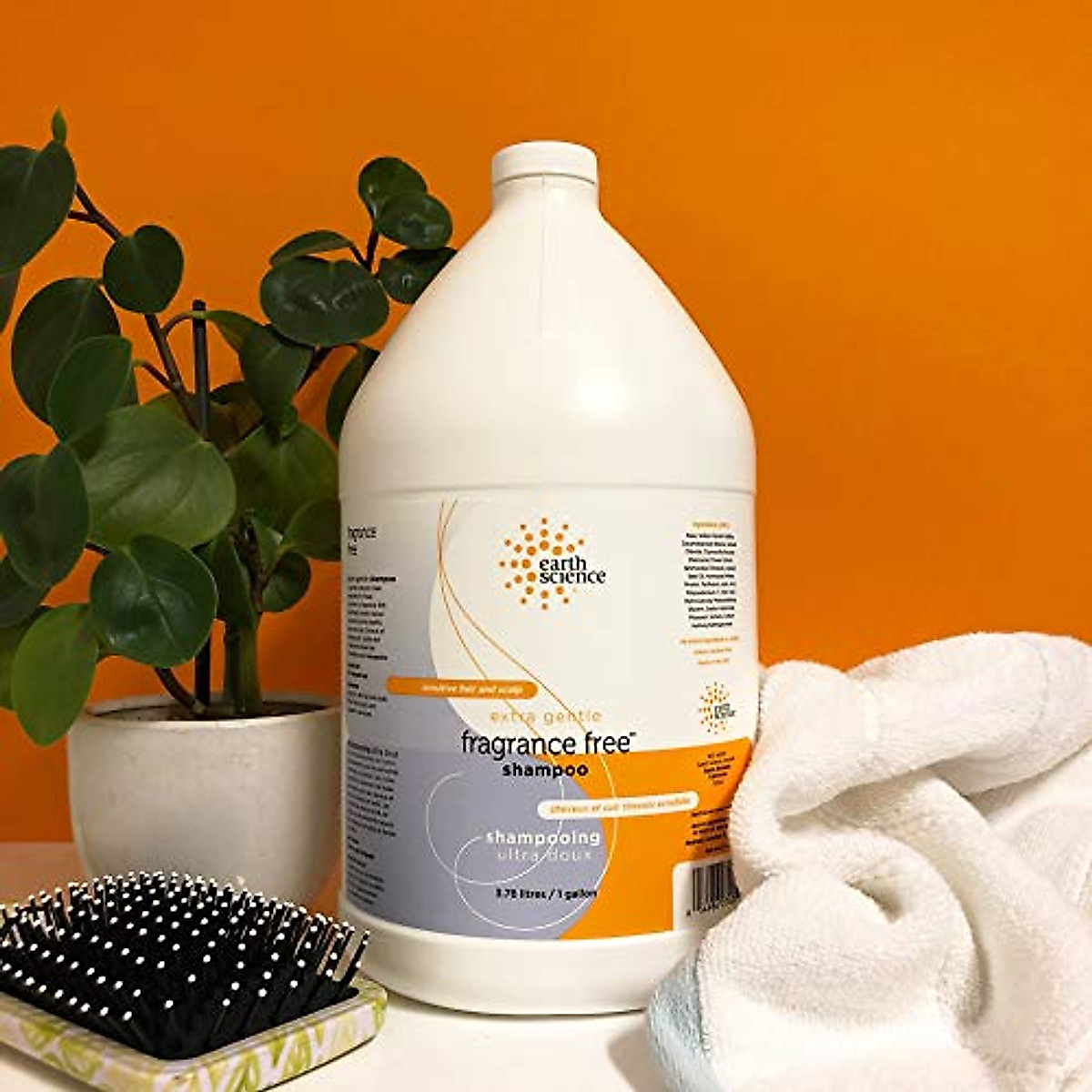 EARTH SCIENCE - Extra Gentle Fragrance Free Shampoo for Sensitive Hair and Scalp (1 gal.)