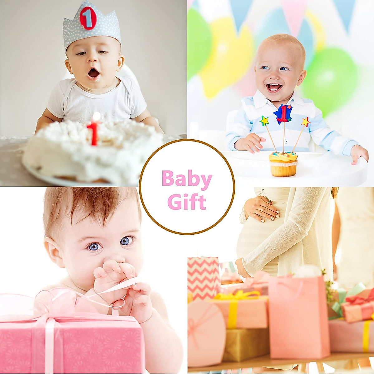 Baby Car Seat Toys, Infant Soft Plush Rattle, Cute Animal Doll,Early Development Hanging Stroller Toys for Newborn Boys Girls Gifts (5 PCS)