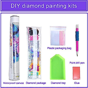 5D Butterfly Diamond Painting Kits for Adults-Stained Glass Butterfly Diamond Art Kits for Adults, Butterfly Gem Art Kits for Adults for Gift Home Wall Decor(14x14inch)