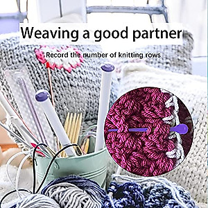 200 Pieces Hair Roller Pins plastic pins roller picks for fixed old fashioned hair rollers and brush roller curlers Hair styling tool needle structure knitting tool (purple)