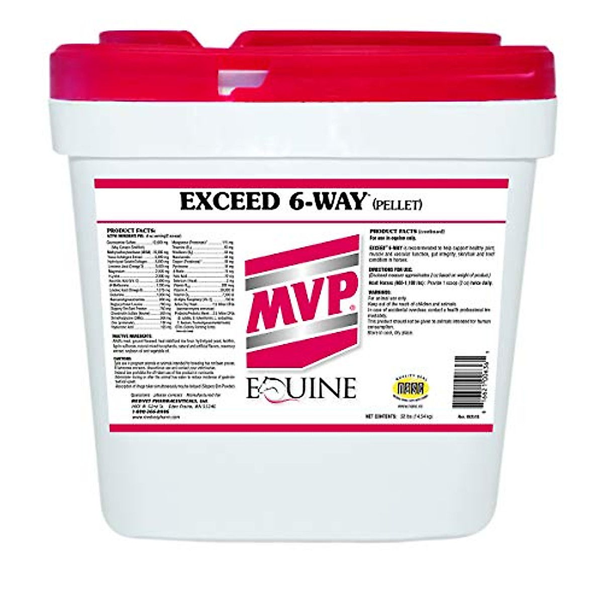 Med-Vet Pharmaceuticals Exceed 6-Way (32lb) High Level Performance Horse Support