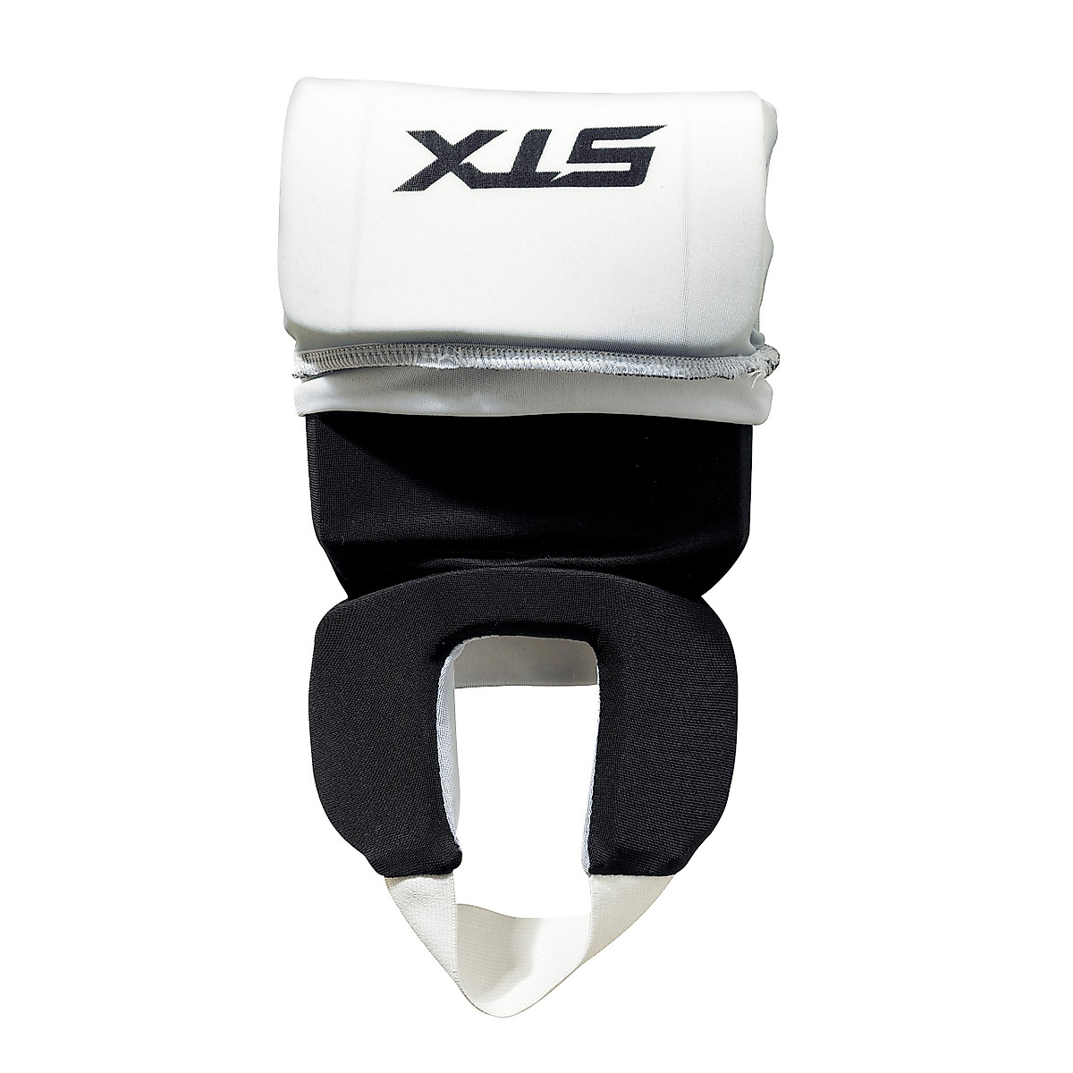 STX Field Hockey Reversible Shin Shield, Black/White, Youth