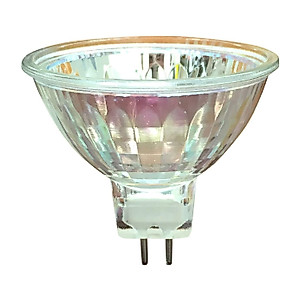 CTKcom 10Watt 12Volt MR16 Halogen Light Bulbs,MR16 Halogen Lamp Bi Pin Wide Beam High Lumens 2000Hr Life, Precision Halogen Reflector Fiber Optic Light Bulb (6 Pack)