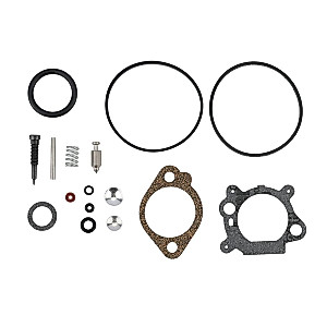 Buckbock 498260 Carburetor Overhaul Kit and Float Bowl for Briggs and Stratton 498260 498261 796611 493762 492495 493640 490937 398183 for 20-141-1 20-141 Carb Fit for 3.5 4HP Max Series Engine