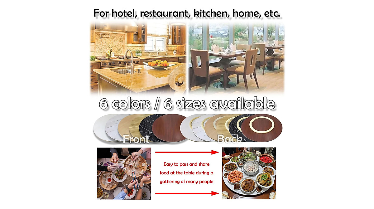Wooden Rotating Plate: Enhance Your Dining Experience