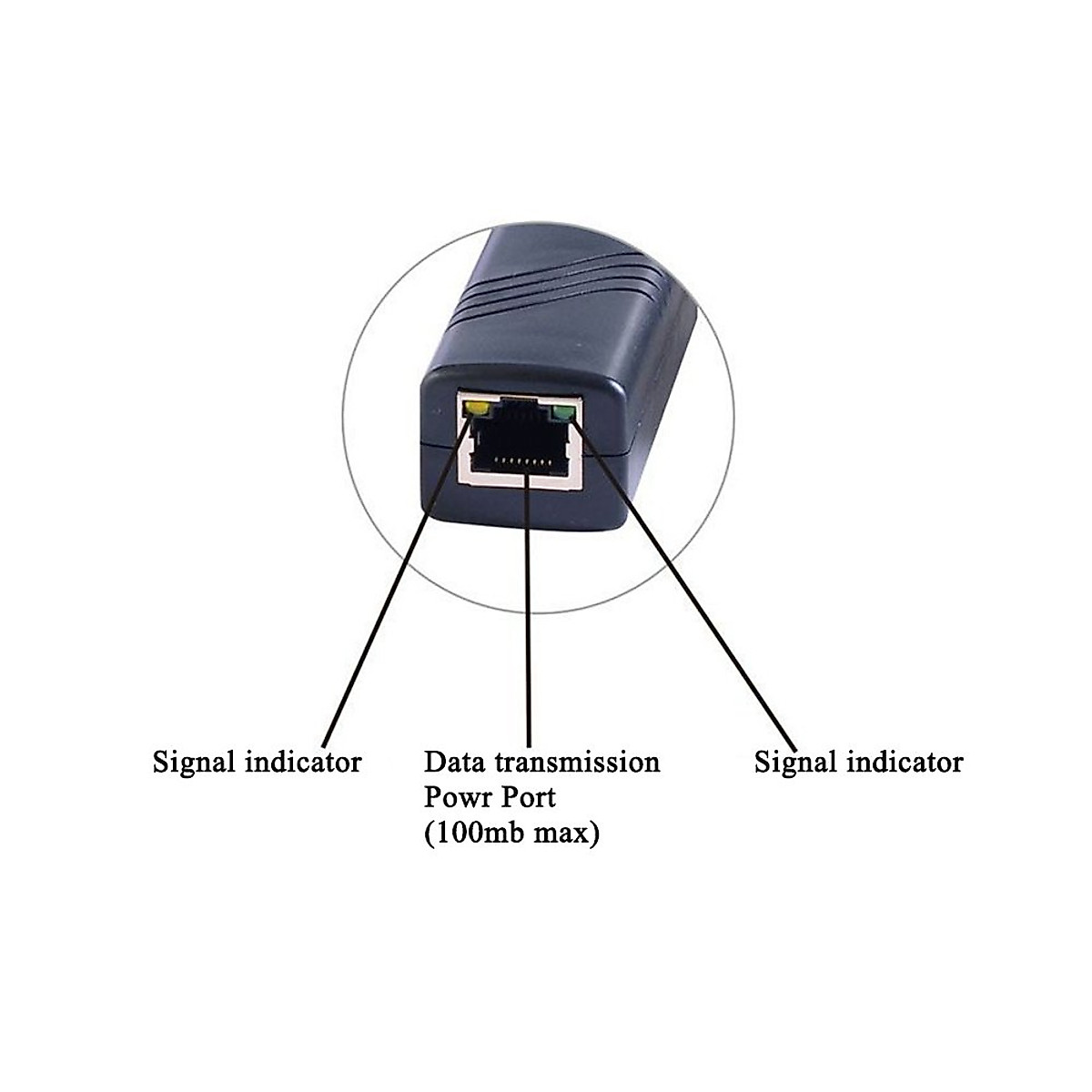 POE Splitter,LFHUKEJI Passive POE Splitter 24V to 12V Compatible with Most Switches POE and All Web Cameras