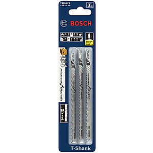 BOSCH T345x F3-Piece 4-1/2 In. 8-12 TPI Progressor for Wood T-Shank Jig Saw Blades