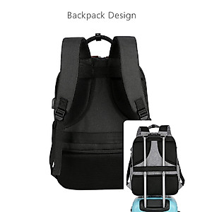 V-COOOL Breast Pump Backpack Spectra, Tote Bag with 15.6 Inch Laptop and Breast Pump Parts Bag,Breast Pump Cleaning Wipes, Pumping Bag Wet/Dry Bag