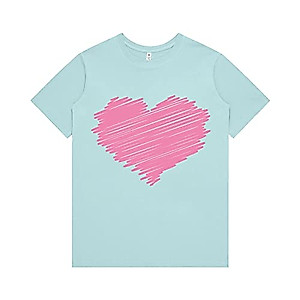 Casual Blouse for Womens 2023 Easter Day Valentine's Day St. Patrick's Day Generic Long Denim Shirt Womn Button Down Grey Joggers Floral Summer Tops Women