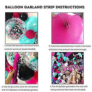 Western Cowboy Balloon Garland Red Blue Coffee Cow Cowboy Latex Balloons Confetti Balloon Bandana for Baby Shower Birthday Party Decorations