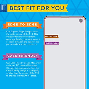 ArmorSuit 2 Pack MilitaryShield Screen Protector Designed for Samsung Galaxy S10 (6.1 Inch) Case Friendly HD Clear Film - Made in USA