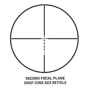 Bushnell AR Optics 1-4x24mm Riflescope with FFP Drop Zone-223 BCD Reticle, Waterproof and Fully-Multi Coated