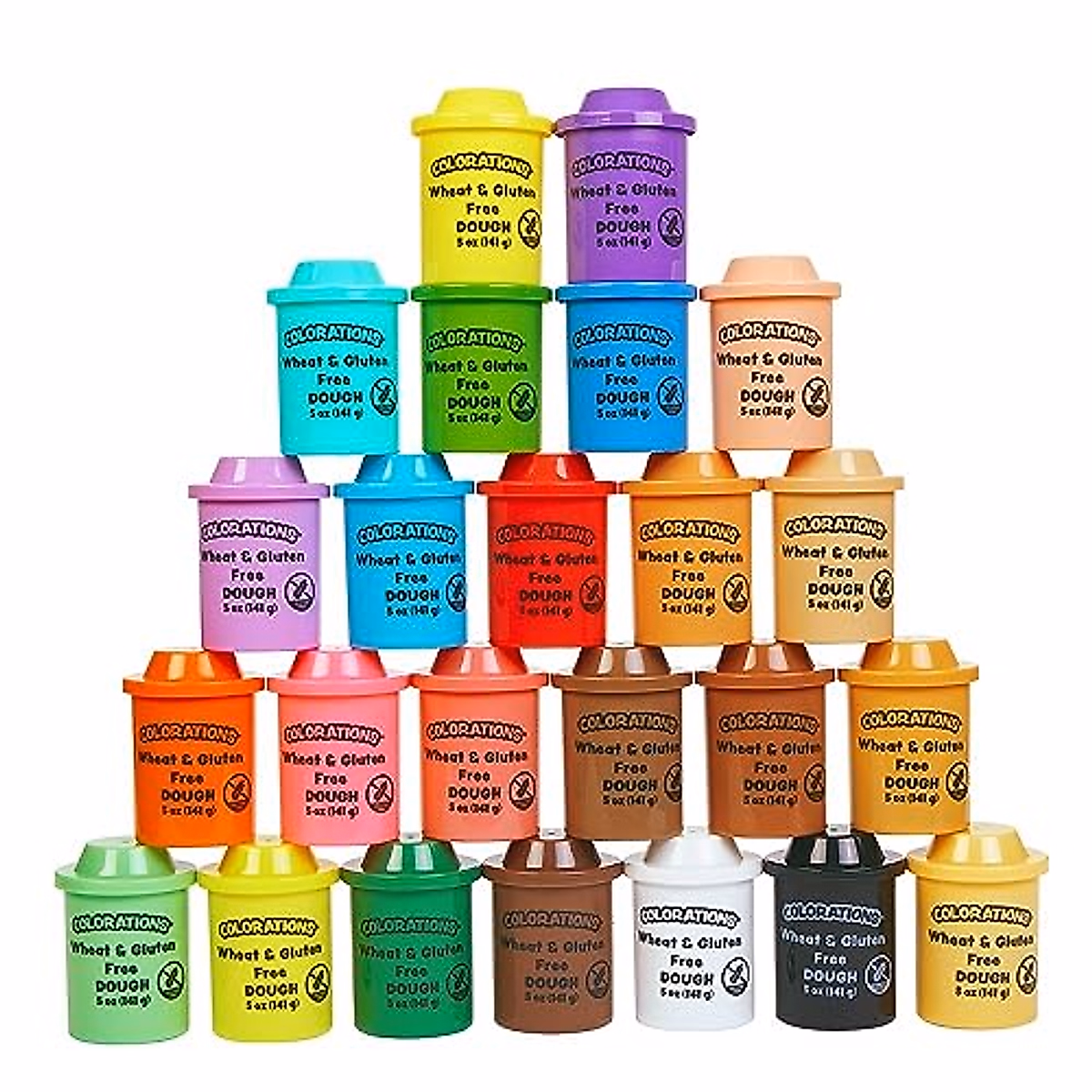 Colorations Wheat & Gluten Free Dough Variety & Colors Like me Pack | Non-Toxic, Play Dough, Bulk Set, Sensory Kit, Party Favors, Classroom Pack