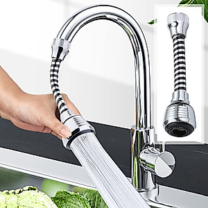 Flexible Faucet Sprayer Nozzle Sink Faucet Spray Water Outlet 1 Pc Home 360 Degree Diameter 3.5cm Small Tap Sprayer Head Anti-Splash Leakproof Kitchen Bathroom Water Saving Sprayer (Multicolor)