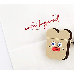 Brunch Brother AirPods Protective Silicone Skin Cover Case (Toast)