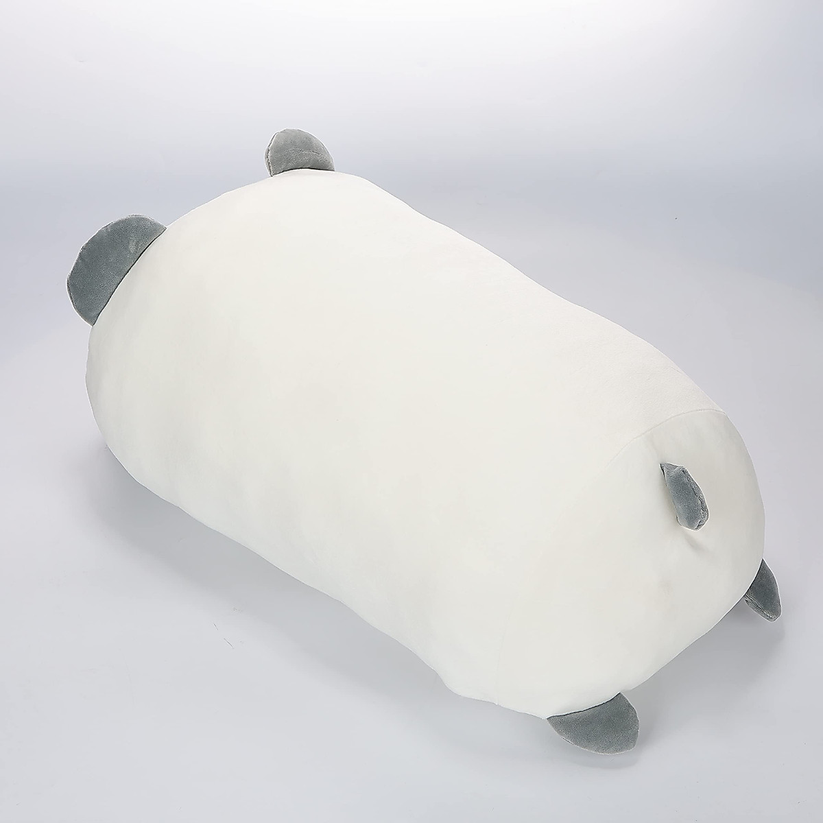 TemBe 23.6 inch Cute Large Panda Plush Stuffed Animal Pillow, Very Soft Squish Mellow Hugging Toy Gifts for Bedding, Kids Sleeping Cute Pillow (Panda)