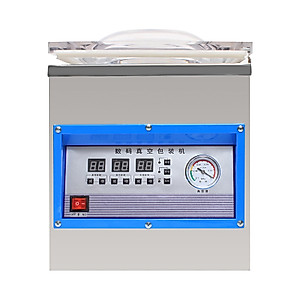 HuaShuani Chamber Vacuum Sealer, ZK-260 Professional Digital Vacuum Food Preservation Sealing Machine, 110V 360W Large Independent Vacuum Pump, Food Medicine Vacuum Preservation