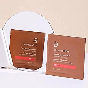 Dr. Dennis Gross Alpha Beta Glow Pad for Body Intense Glow: for Dull Skin Lacking Radiance or Glow, (8 Applications)