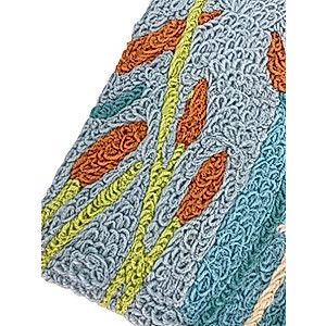 Jellybean Egret Coastal Indoor/Outdoor Machine Washable 21" x 33" Accent Rug