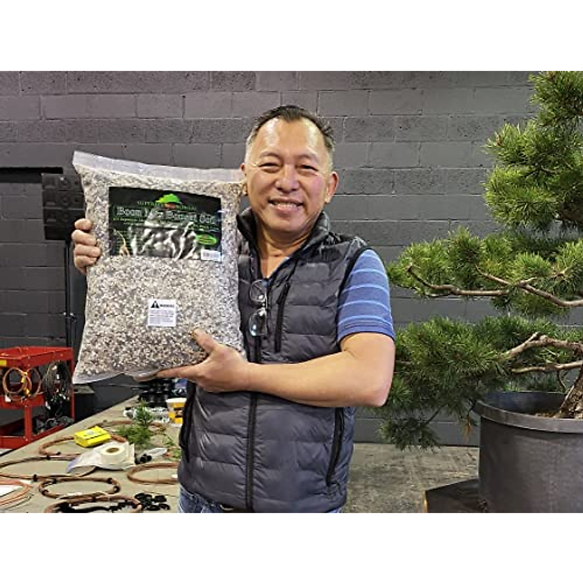 Boon Bonsai Soil Mix Boon Mix - Inorganic Substrate with Pumice, Lava and Akadama (2.5 Dry Quarts)