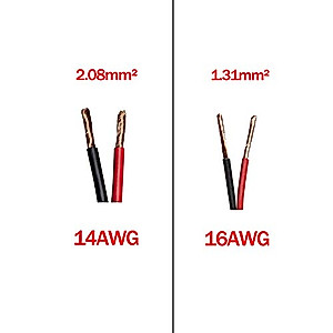 CUZEC 14AWG 2-Way Splitter, SAE Connector,1 to 2 SAE Connector Power Charger Adapter