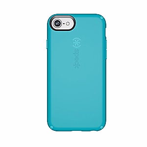 Speck Products CandyShell iPhone SE (2022) Case| iPhone SE (2020)| iPhone 8| iPhone 7 - Jewel Teal/Mykonos Blue