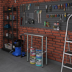 14 in. x 30 in. Open Base Stainless Steel Work Table | Residential & Commercial | Food Prep | Heavy Duty Utility Work Station | NSF