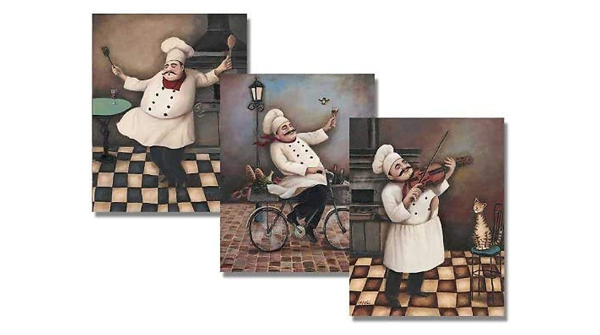 Jolly Chefs Vintage Posters: Fun Kitchen Wall Decor