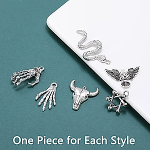 ZS 230 Pieces DIY Ear Tunnels Accessories Dangle Gauges Body Piercing Jewelry, Stainless Steel 4g - 7/8 inch Dangle Ear Gauges for Women/Men (Gauge=00g(10mm))