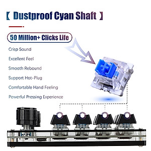 SHYEKYO 12 Keys Programmable Keyboard,Multifunctional USB Mechanical Gaming Keyboard,One-Hand Macro Mechanical Keyboard with Memory Function,for Editing,Gaming,Industry,Office,Speculate in Stocks