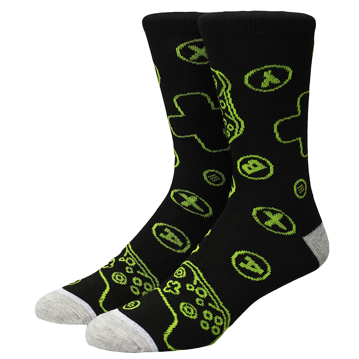 Bioworld Xbox Evergreen 3 Pack Crew socks for men