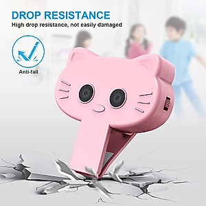 CPLUS Distance Sensor for Kids – Sensor Alarm for Nearsightedness Prevention – Cute Pink Cat Design – Professional Child Distance Alarm – Fire HD 7 8 10 Kids Tablet