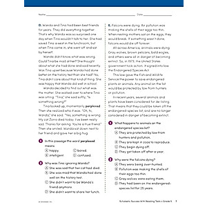 Scholastic Success with Reading Tests Grade 5 Workbook