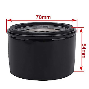 Powtol 698754 273638 Air Filter 691035 Fuel Filter 696854 Oil Filter for Briggs and Stratton Engines 499486 499486S Intek Extended Life Series V-Twin 18-26 HP Lawn Mower