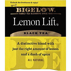 Bigelow, Black Tea, Lemon Lift, 20 Tea Bags, 1.37 oz (38 g)