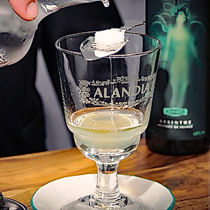 Absinthe Spoon and Sugar Cubes | 2x Absinthe Spoons | Stainless Steel | 19th Century Design