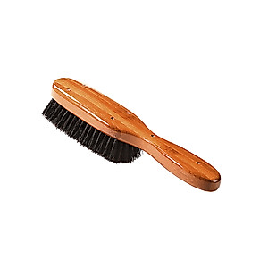 Bass Brushes Semi Oval Boar Wood Brush, 1 EA
