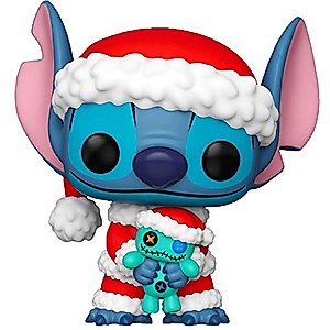 Funko POP! Lilo & Stitch - Santa Stitch with Scrump Exclusive