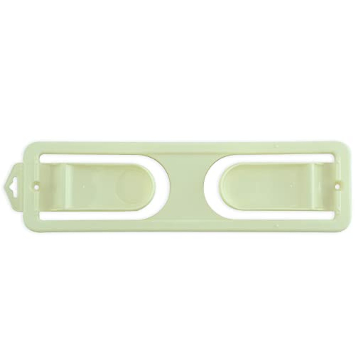 DecorRack Wall Mount Paper Towel Holder for Kitchen and Bath, Flexible Shatterproof -BPA Free- Plastic, Vertical or Horizontal Mount, Under Cabinet Folding Dispenser (Cream)