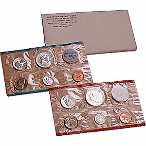 1964 P, D U.S. Mint - 10 Coin Uncirculated Set with Original Government Packaging Uncirculated