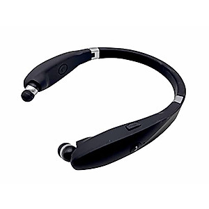 Rhino Foldable Retractable Wireless Headset Headphone Sport Neckband Earbuds