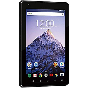 RCA Voyager 7 Inch 16GB Tablet with Keyboard Case and Android OS, Blue