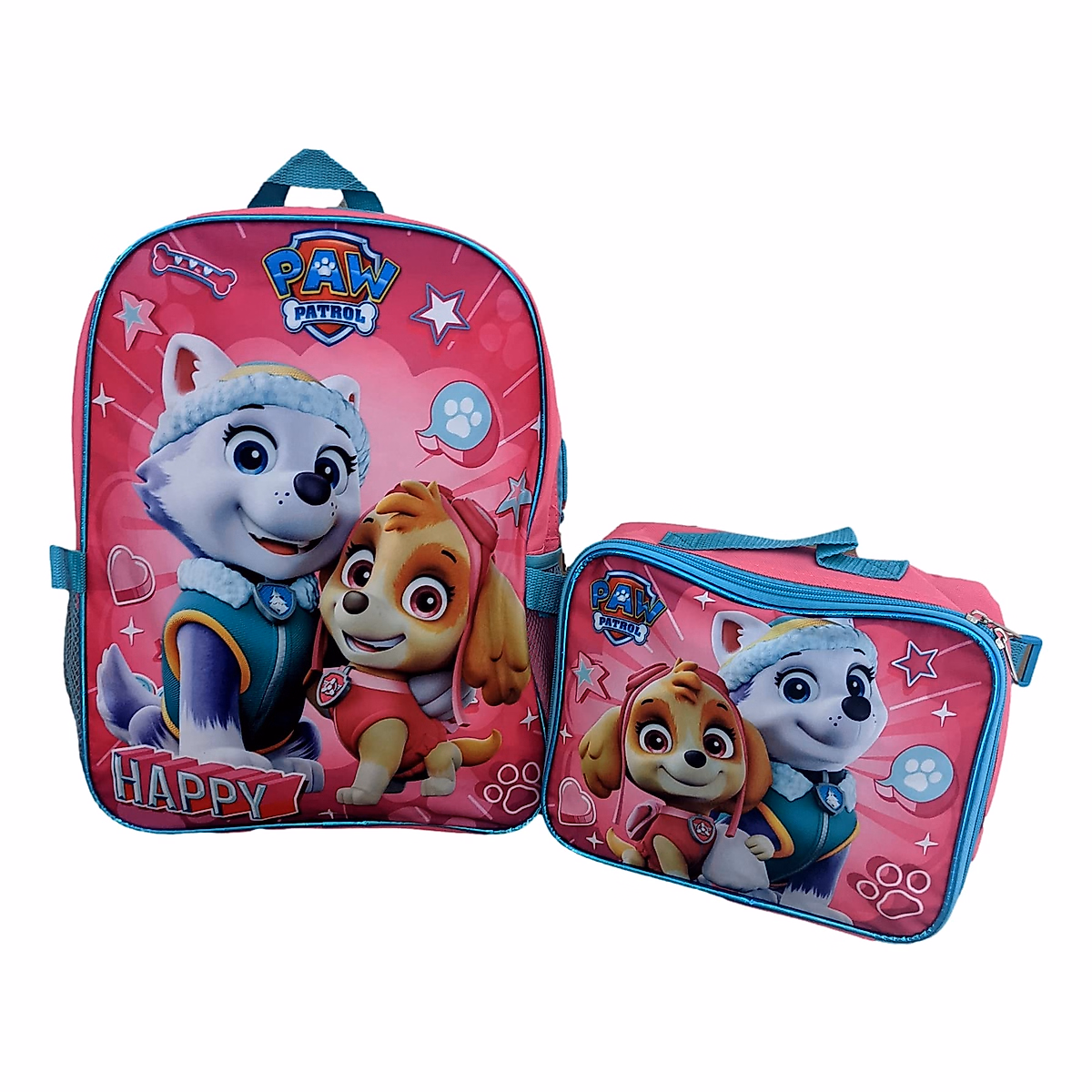 Group Ruz Nickelodeon Girl Paw Patrol 16" Backpack With Detachable Matching Lunch Box