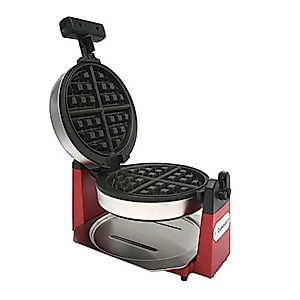 Cuisinart WAF-F10R Maker Waffle Iron, Single, Red