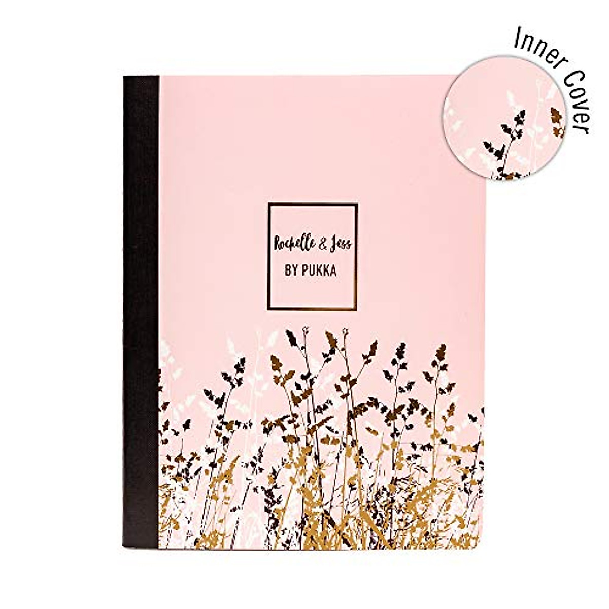 Pukka Pad, Composition Notebooks - 3 Pack of Journals Featuring 140 Pages of College Ruled 80GSM Paper with Sturdy Cover Stock - 9.75 x 7.5in - Rochelle and Jess