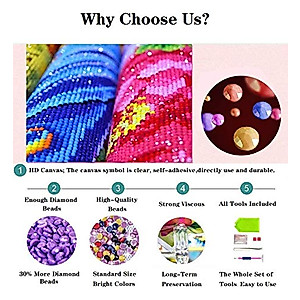 Imarisha Diamond Painting Kits-Adults' Paint by Number Kits,- Diamond Art - Paint by Number Kits - 5D Diamond Painting Kits - Diamond Painting Kits for Adults