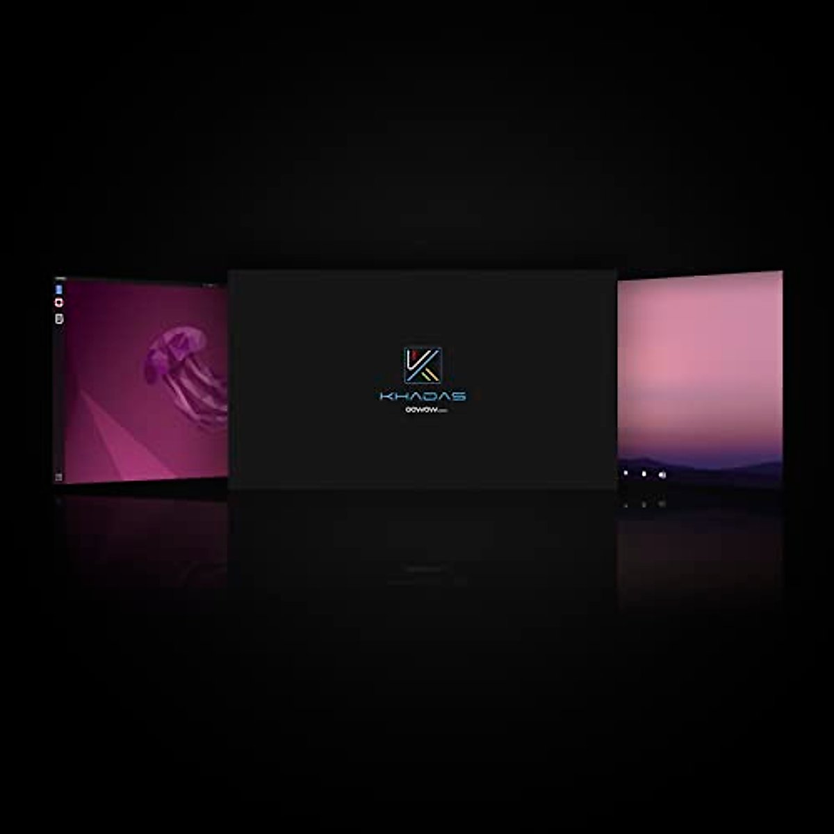 Multi-OS TV Box , Khadas VIM1S Single Board Computer Amlogic S905Y4 2GB 16GB Support 2.4G/5G WiFi Bluetooth 5.0, Multi-Video Decoder, Streaming Media Player HD/4K/HDR, UHS-I TF Card Extension