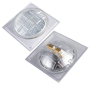 PAR36 LED DC Light Bulbs 12W 3000K Warm White,AC/DC 12V,1280Lumens 80W Halogen Equivalent,Water Resistant PAR36 Landscape Bulbs for Landscape Well Light,Tractor Light(Pack of 1)