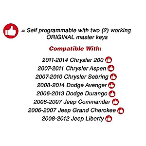 KeylessOption Keyless Entry Remote Control Uncut Car Key Fob Replacement for OHT692427AA KOBDT04A