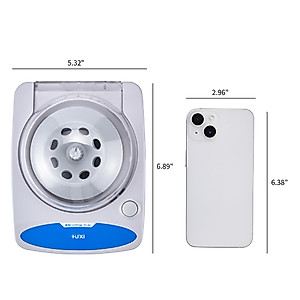+UXI Mini Centrifuge Machine 4000rpm Scientific Lab Benchtop Microcentrifuge with 2 Rotors for 2ml/1.5ml/0.5ml/0.4ml/0.2ml centrifuge Tubes 110V Low Noise——Not for Blood Collection Tubes
